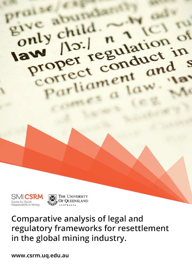 CSRM release report on resettlement, law and regulation. - Sustainable ...